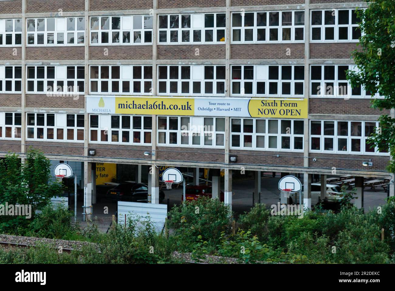 Michaela Community School, Wembley, Brent, UK. 18th May 2023. Exterior ...