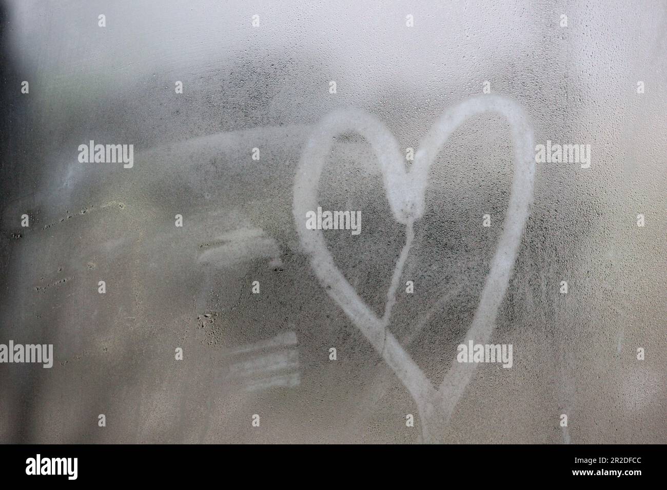 picture of love in the window glass in my home Stock Photo - Alamy