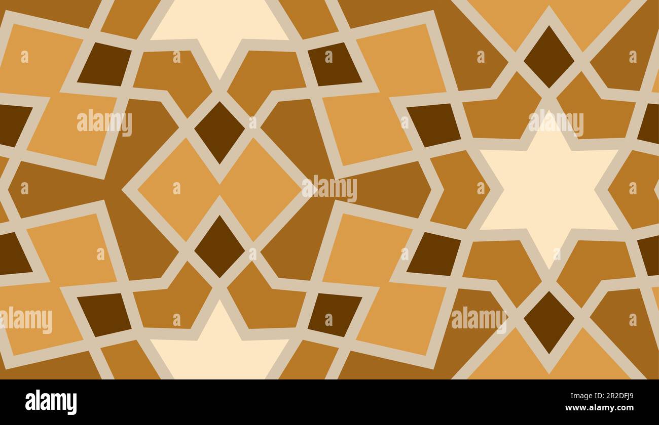 Arabic seamless girih pattern with classic islamic culture ornament ...