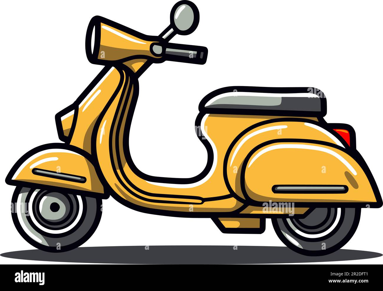 Motor Scooter Clip Art