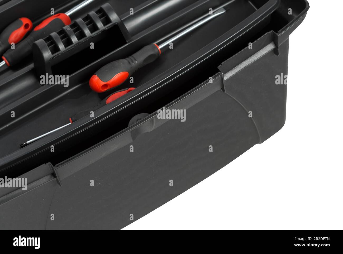 Toolkit box isolated on the white background Stock Photo - Alamy