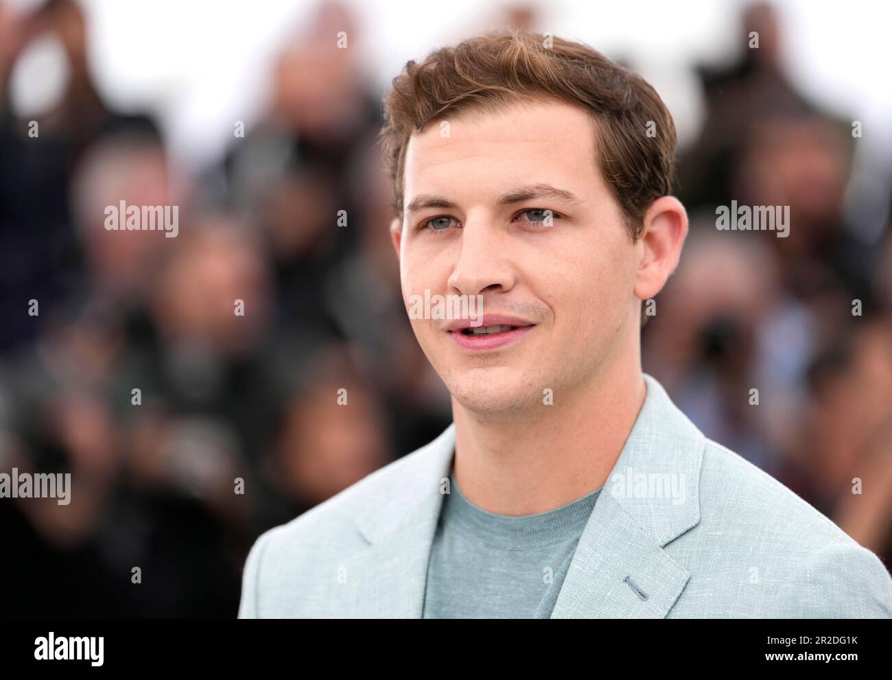 Tye Sheridan poses for photographers at the photo call for the film ...
