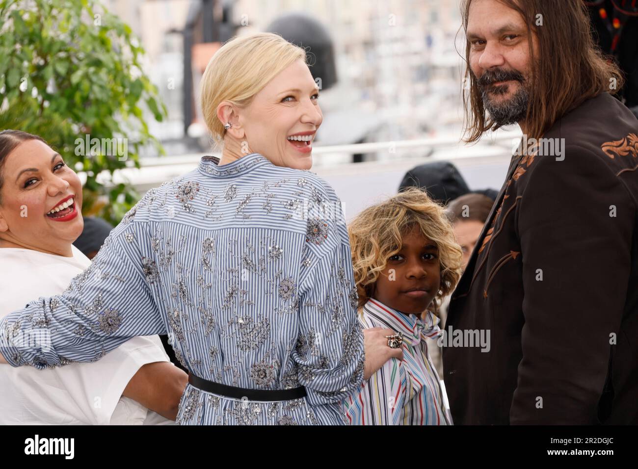 Deborah Mailman, from left, Cate Blanchett, Aswan Reid, and director ...
