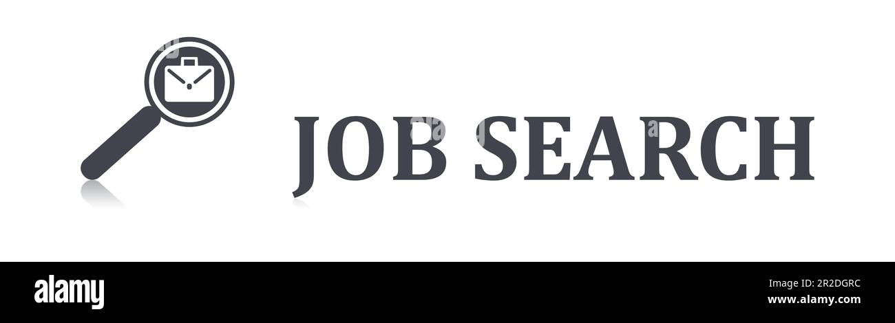 Illustration of a job search concept Stock Photo - Alamy