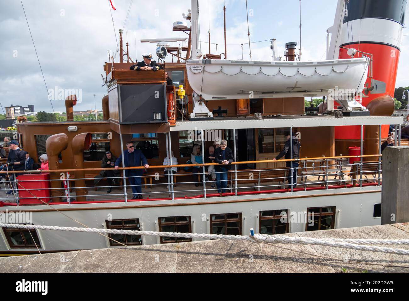 Glasgow, Scotland, UK. 19th May, 2023. PS Waverley, the world's last ...