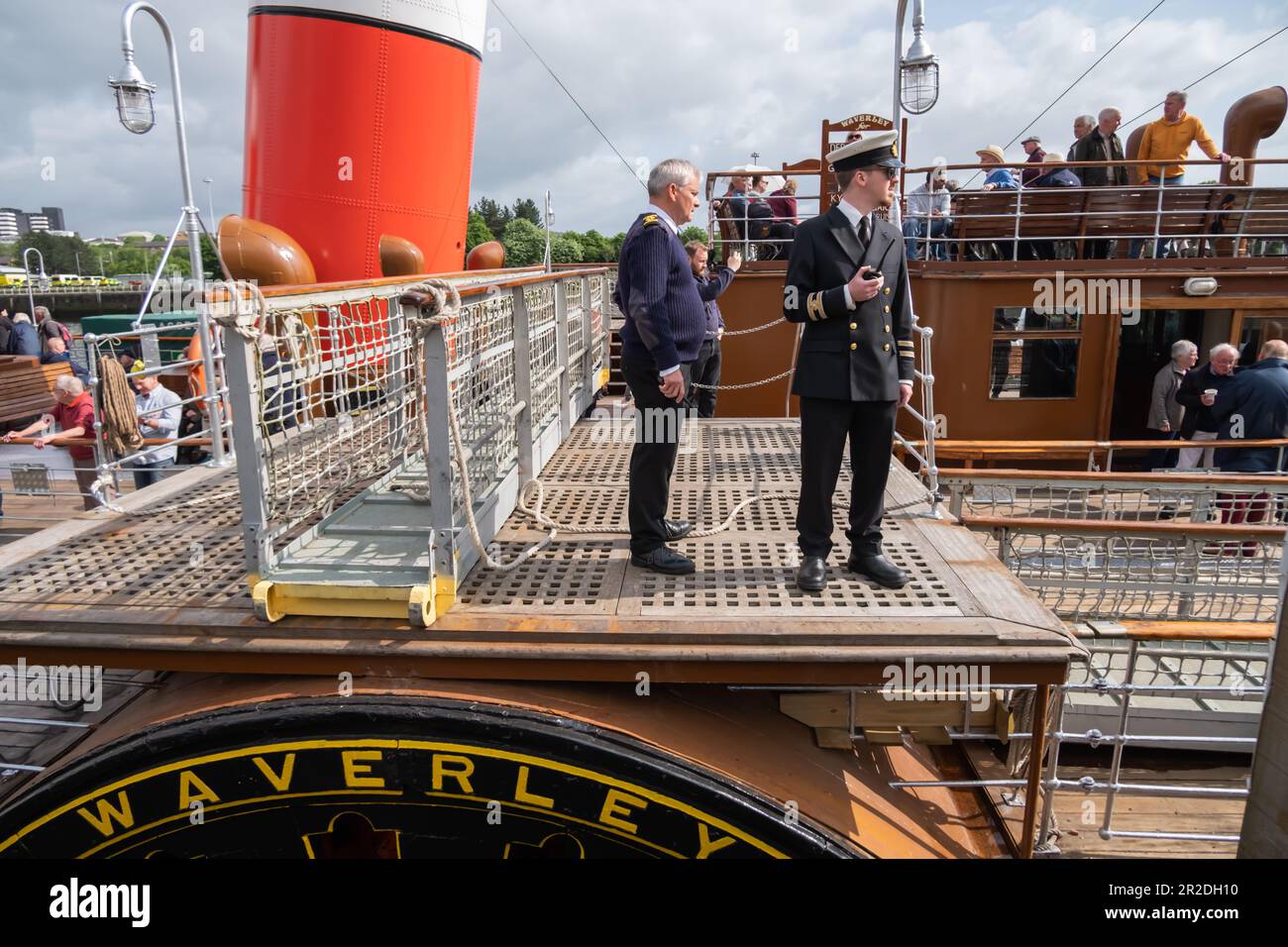 Glasgow, Scotland, UK. 19th May, 2023. PS Waverley, the world's last ...