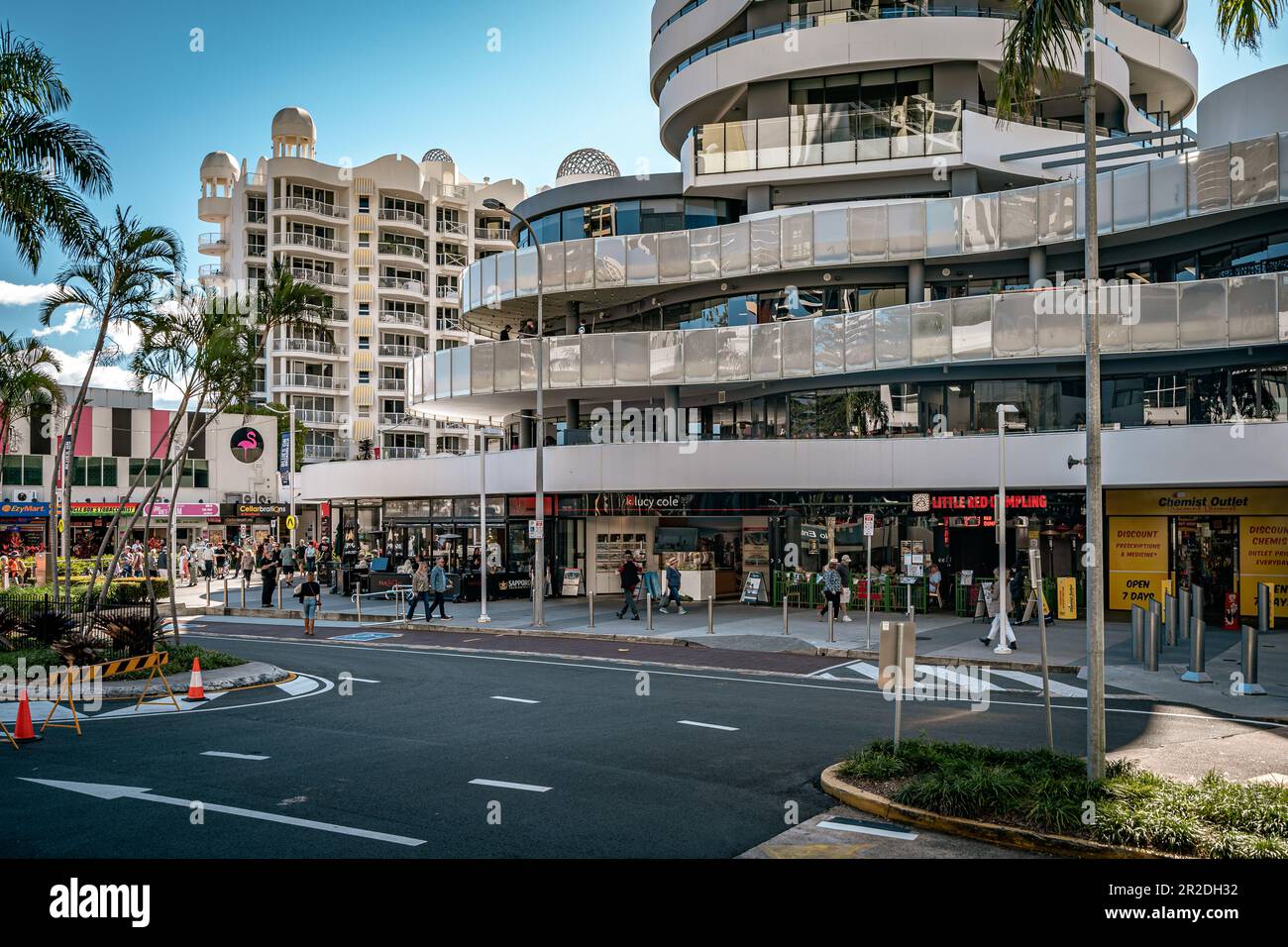 Gold Coast, Queensland, Australia - The Wave resort building Stock ...