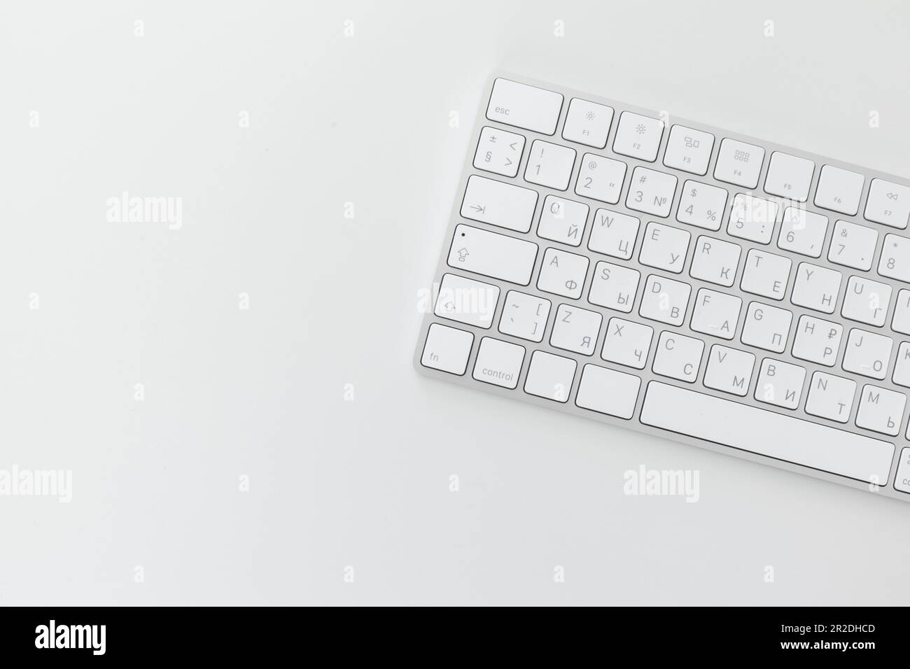 Office table with keyboard Stock Photo - Alamy