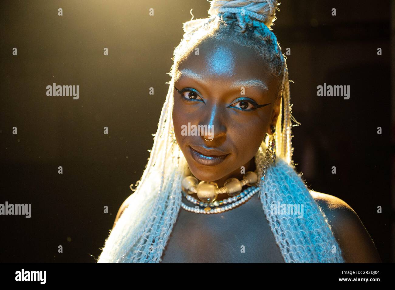 Models and attendees at the Australian Fashion Week 2023 at ...