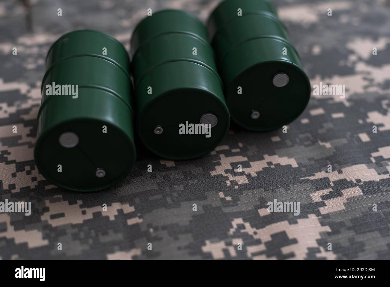 a military uniform and a toy barrel Stock Photo - Alamy