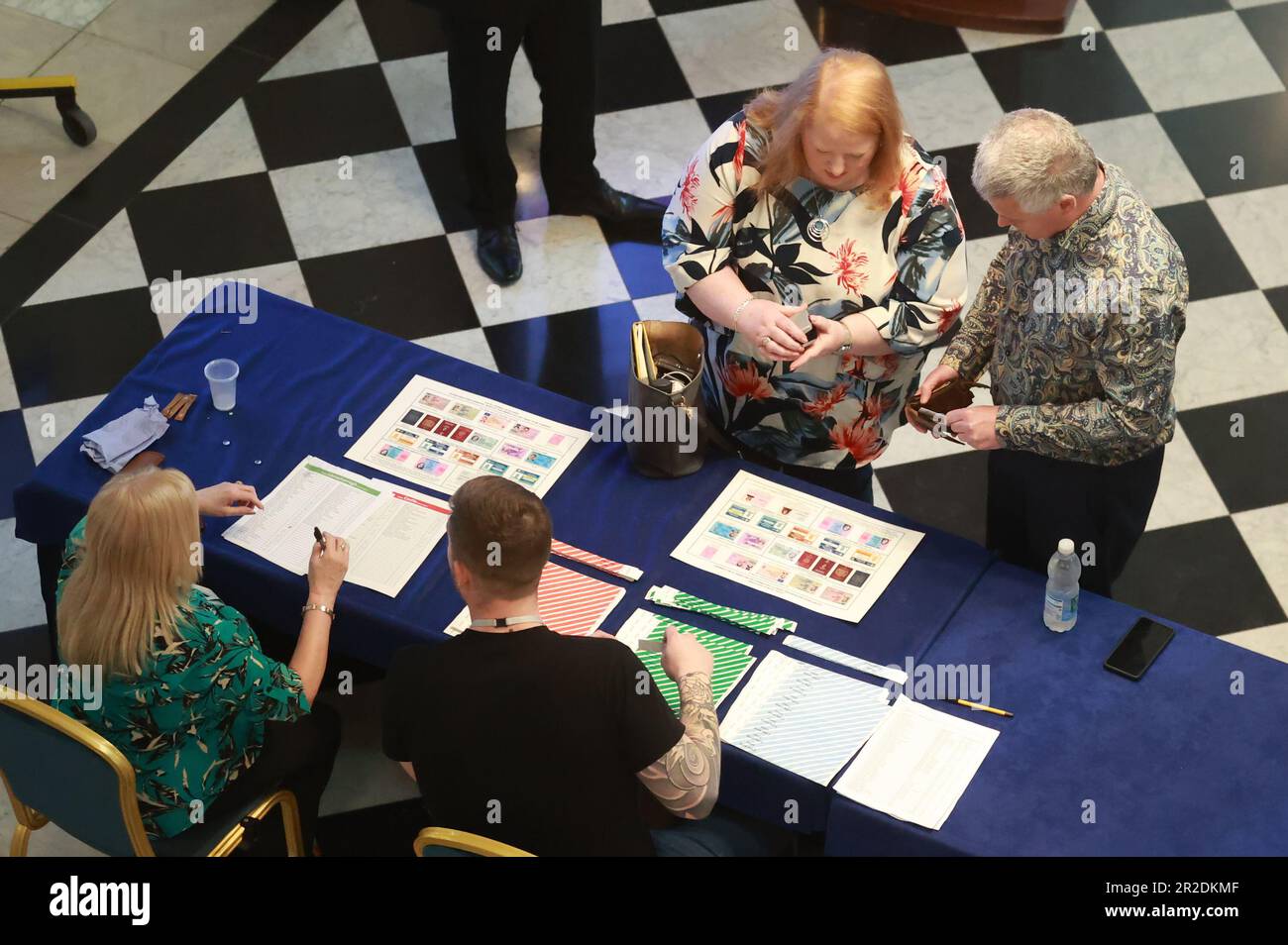 Alliance Party leader Naomi Long and her husband, Michael, who is ...