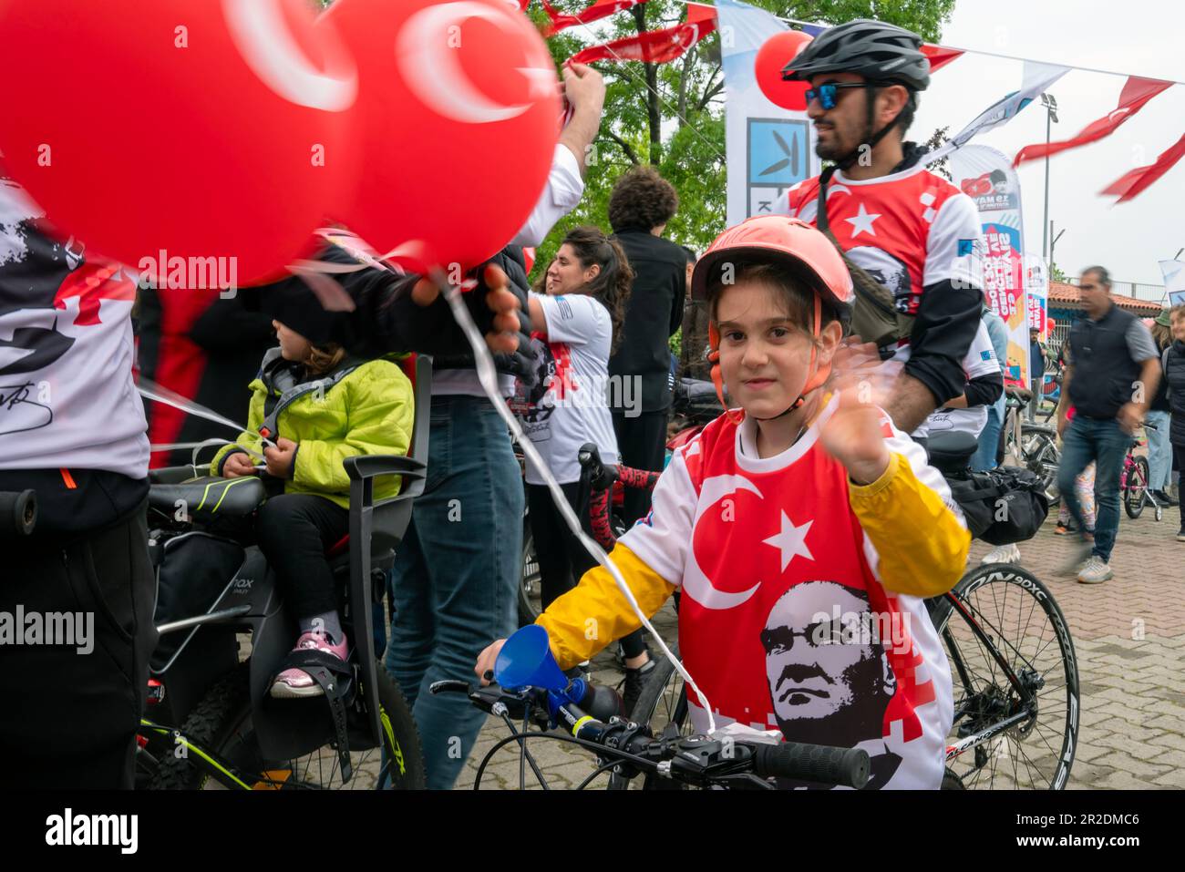 Kadikoy, Istanbul, Turkey. 19th May, 2023. Commemoration of Ataturk ...