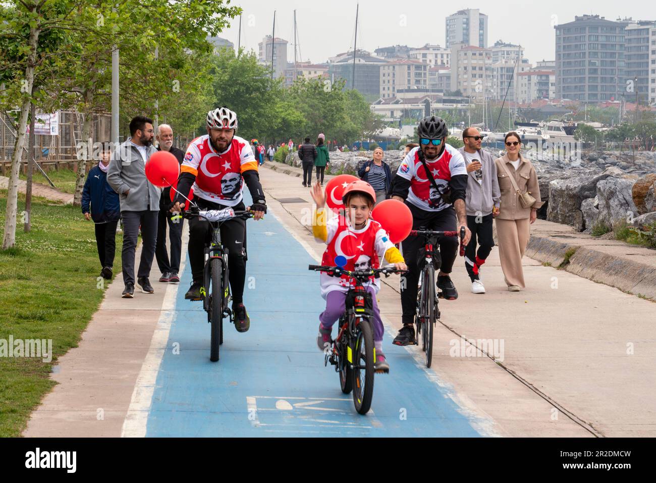 Kadikoy, Istanbul, Turkey. 19th May, 2023. Commemoration of Ataturk ...
