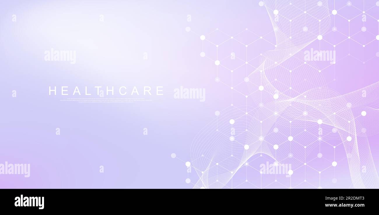 Health care and medical pattern innovation concept background design ...