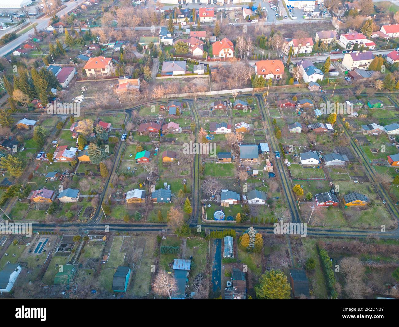 Aerial view suburb chicago illinois hi-res stock photography and images ...