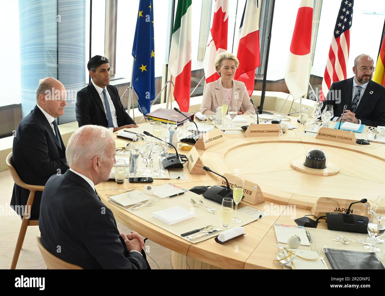 Hiroshima, Japan. 19th May, 2023. Leaders of the Group of Seven, G7 ...