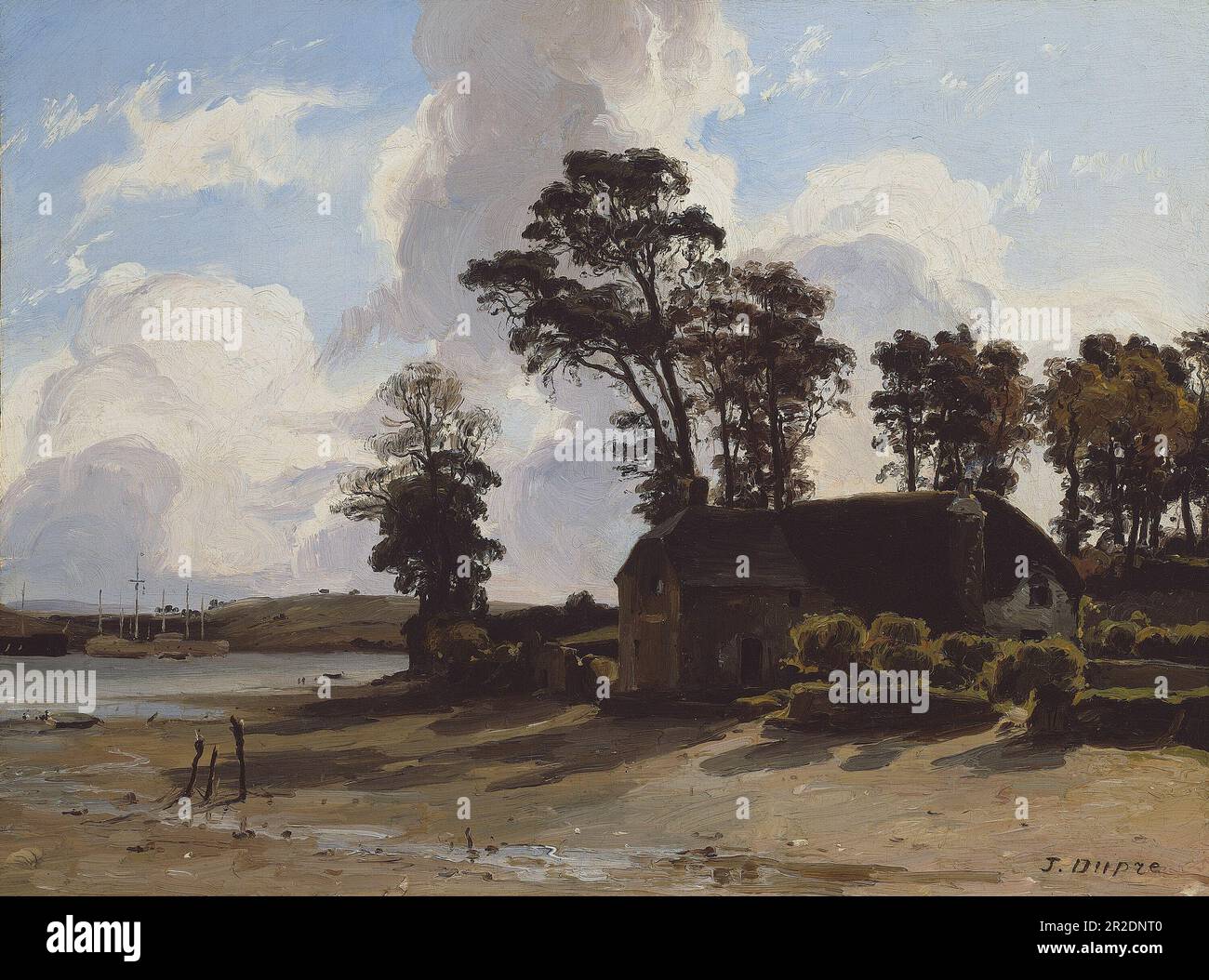 The Estuary Farm Date: 1830/35 Artist: Jules Dupré French, 1811-1889 ...