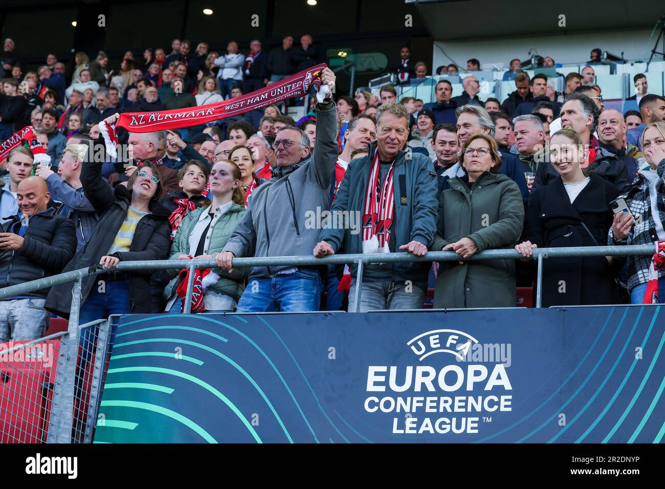 18 05 2023 Sport Az V Westham Alkmaar Netherlands May 18 Fans Of