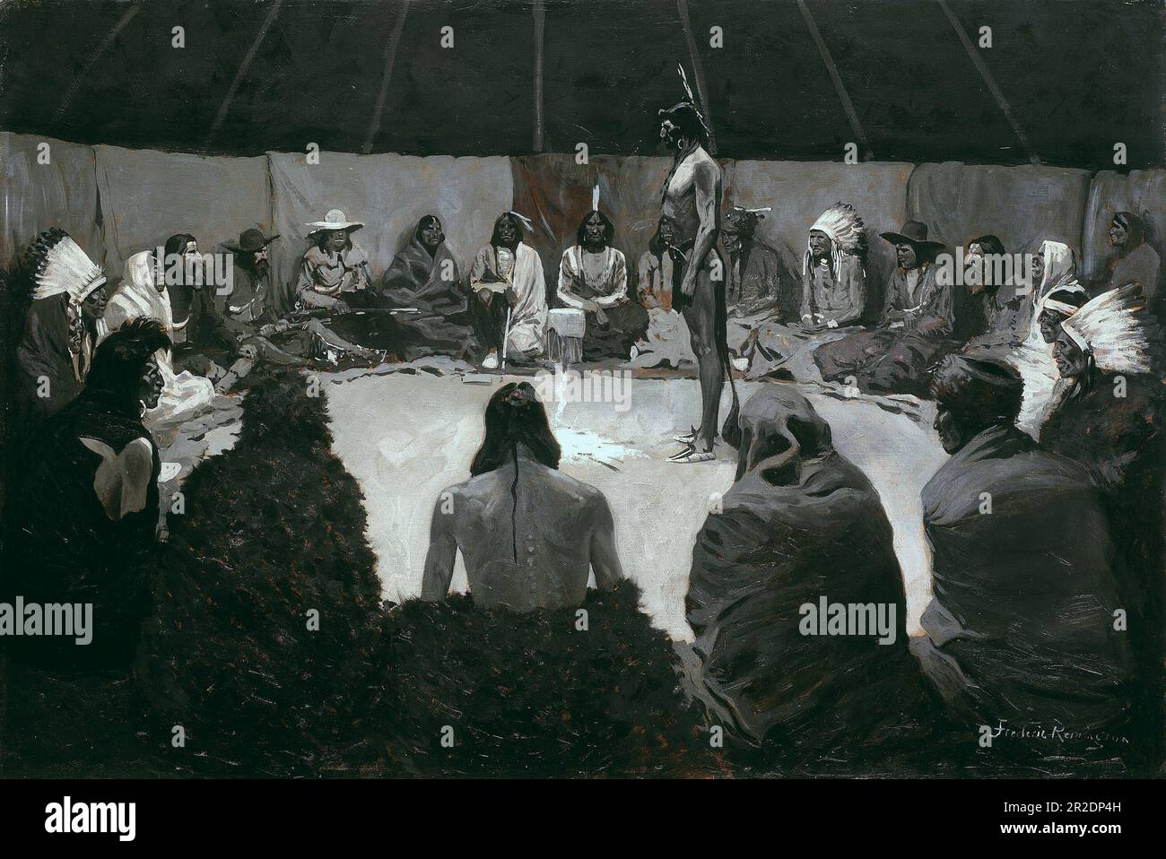 Frederic remington paintings hi-res stock photography and images - Alamy