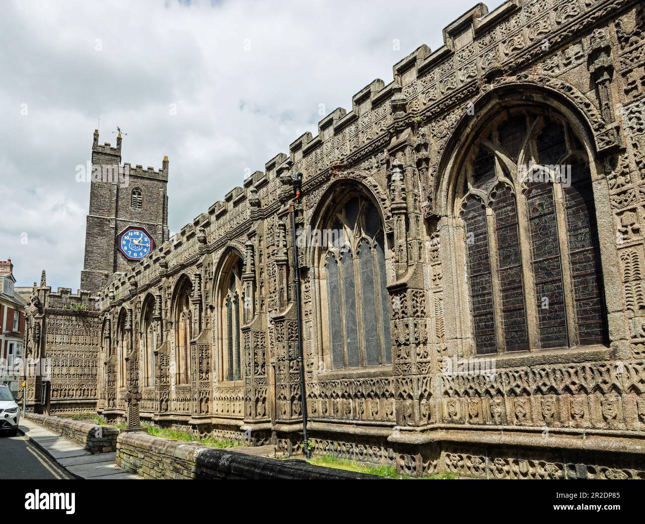 The St Mary Magdalene Church in Launceston, a beautiful late Medieval ...
