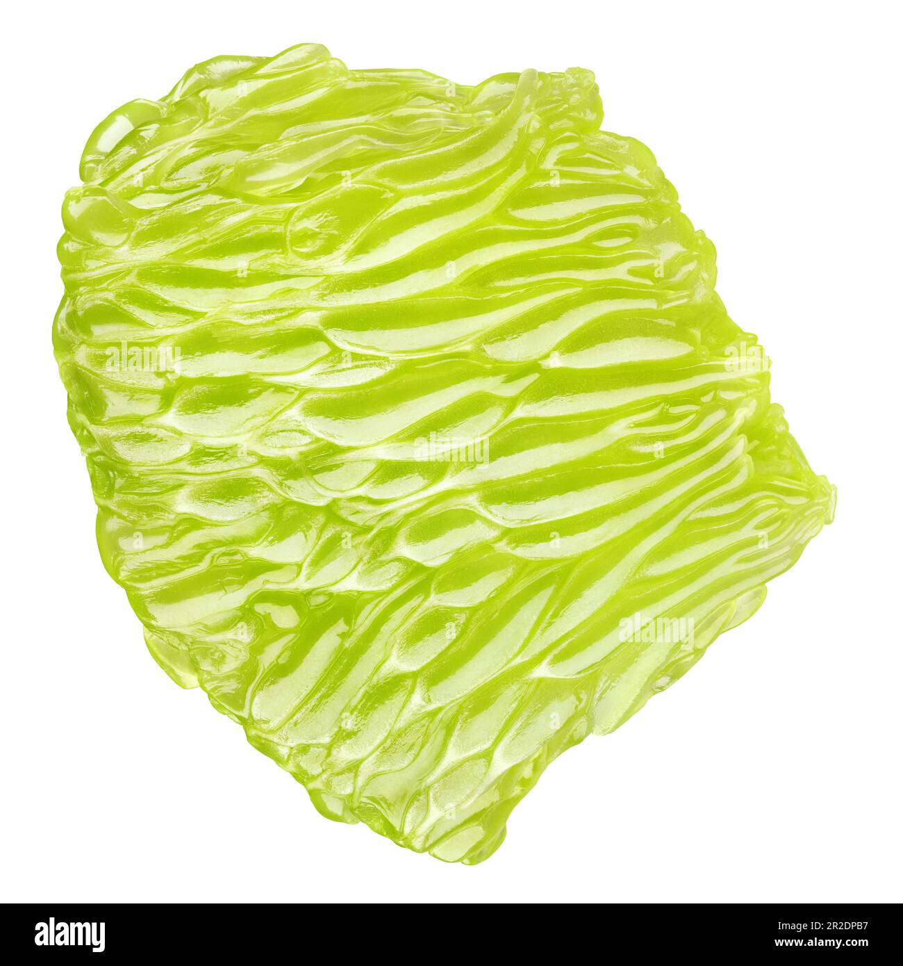 Flesh of lime citrus fruit isolated on white background with clipping ...