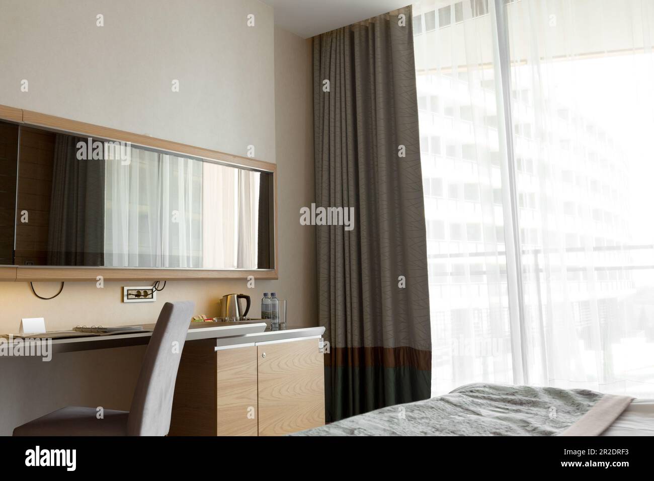 Hotel room background Stock Photo - Alamy