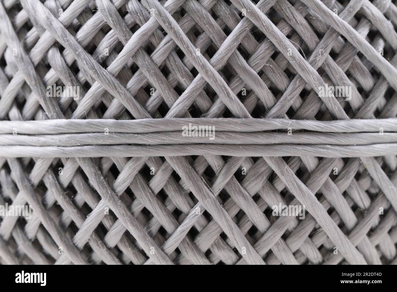grey rope roll texture as nice background Stock Photo - Alamy
