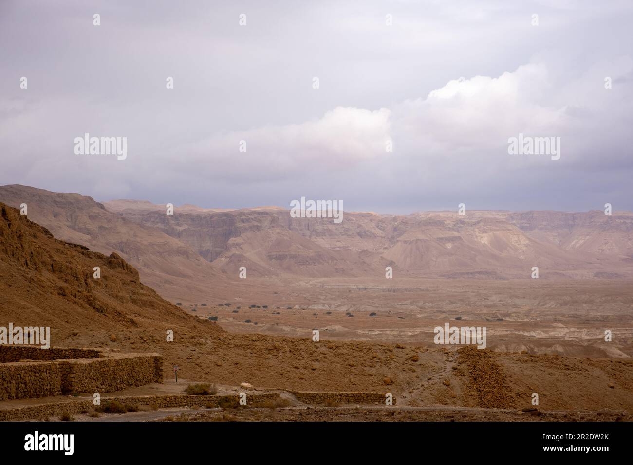 View of Judaean Desert, Southern District, Israel Stock Photo - Alamy