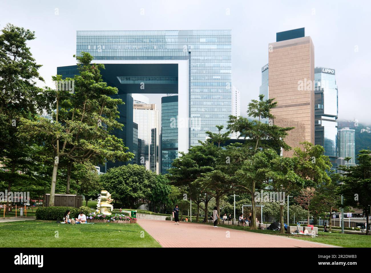 Hong Kong SAR, China - April 2023: The Central Government Complex of ...