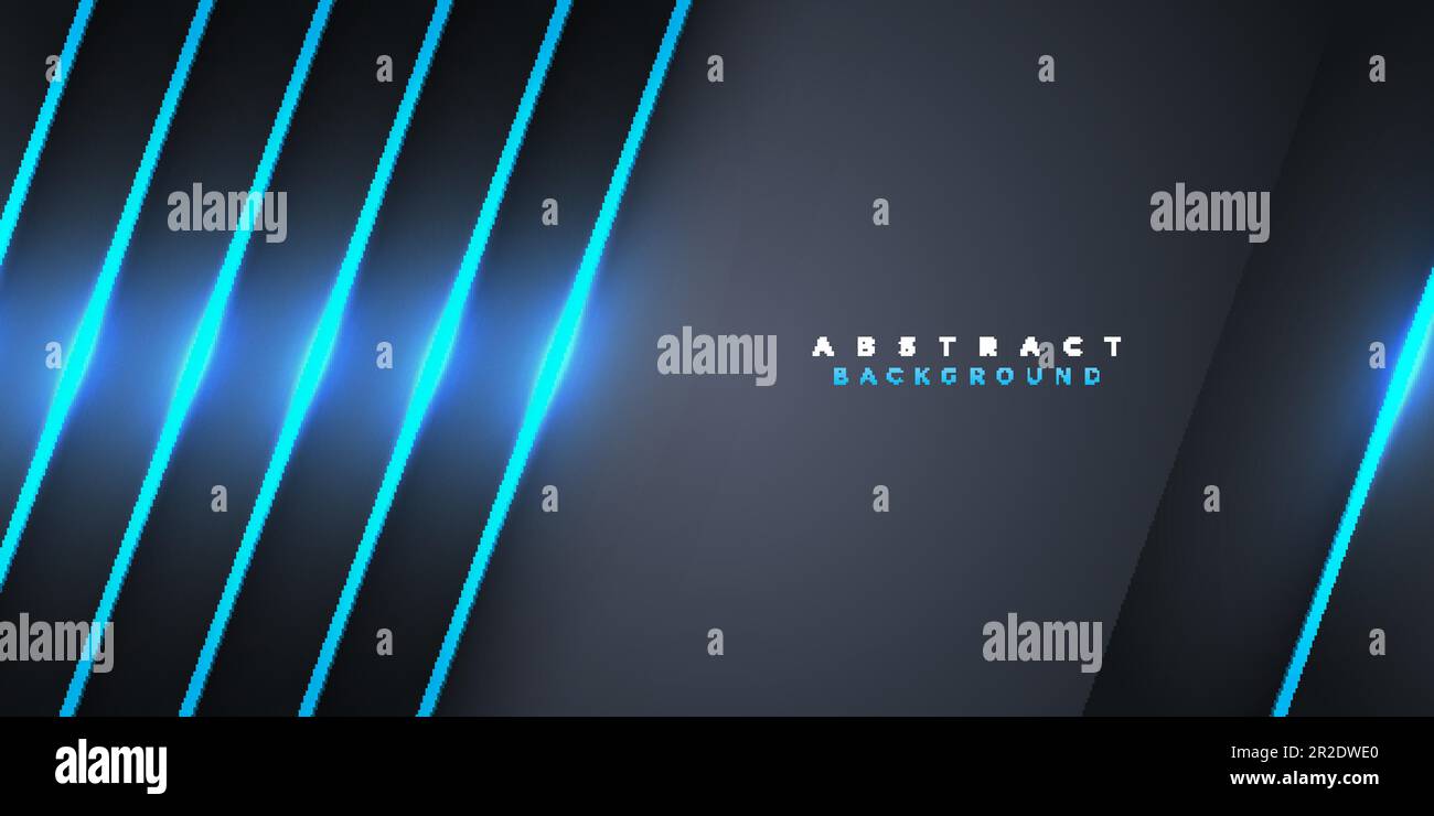 Abstract Blue Technology background design. vector illustration eps10 ...