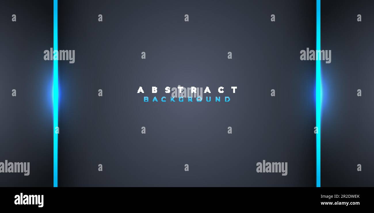 Abstract Blue Technology background design. vector illustration eps10 ...