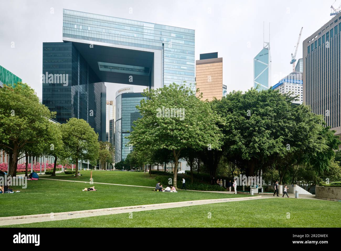 Hong Kong SAR, China - April 2023: The Central Government Complex of ...