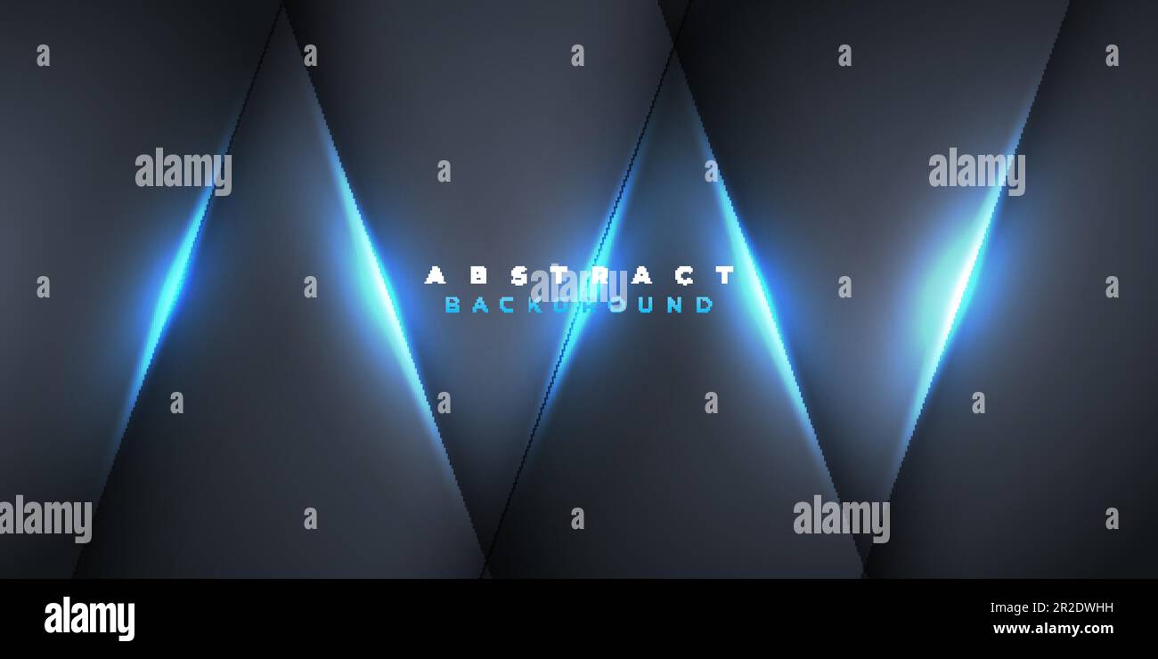 Abstract Blue Technology background design. vector illustration eps10 ...