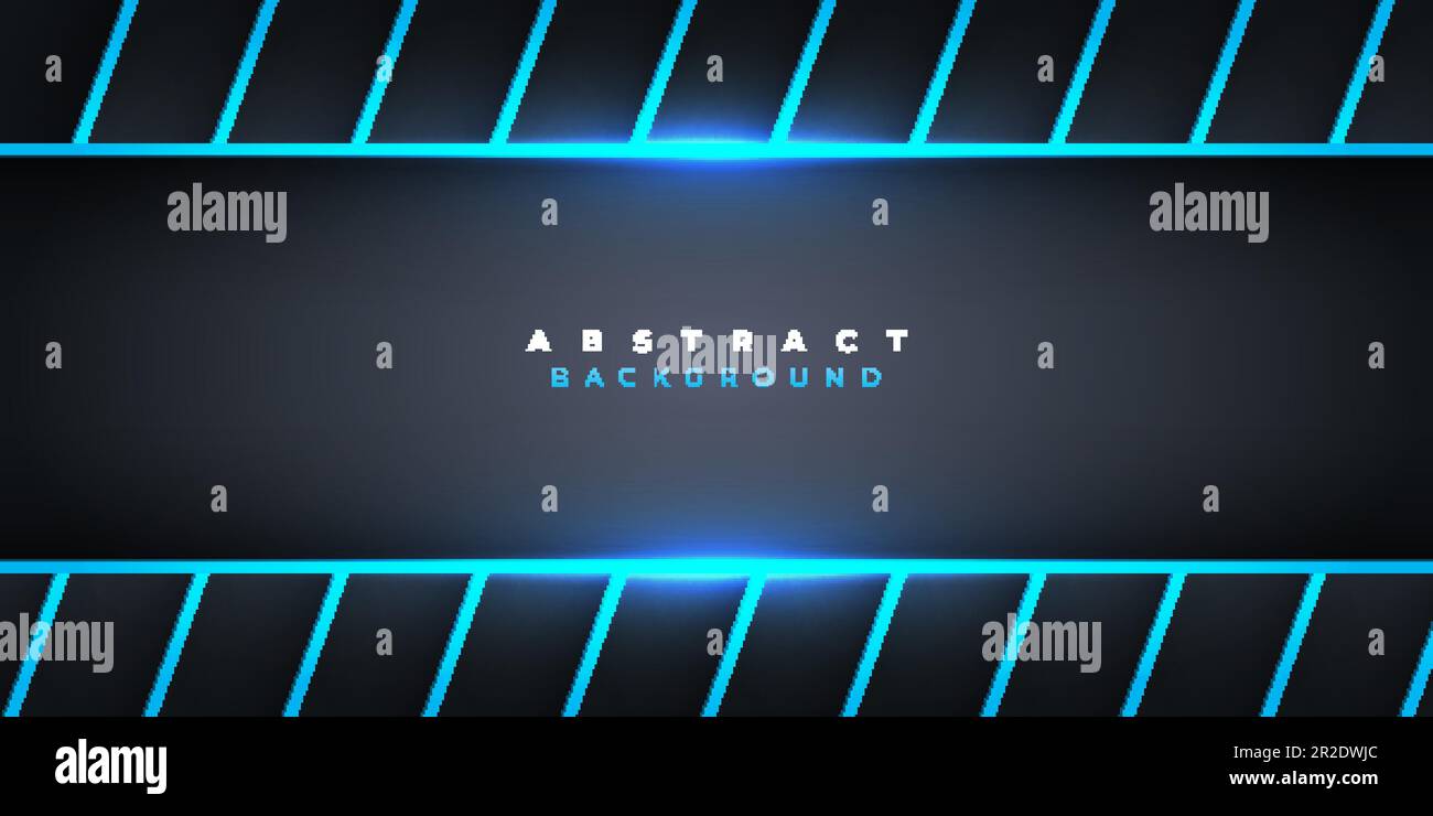 Abstract Blue Technology background design. vector illustration eps10 ...