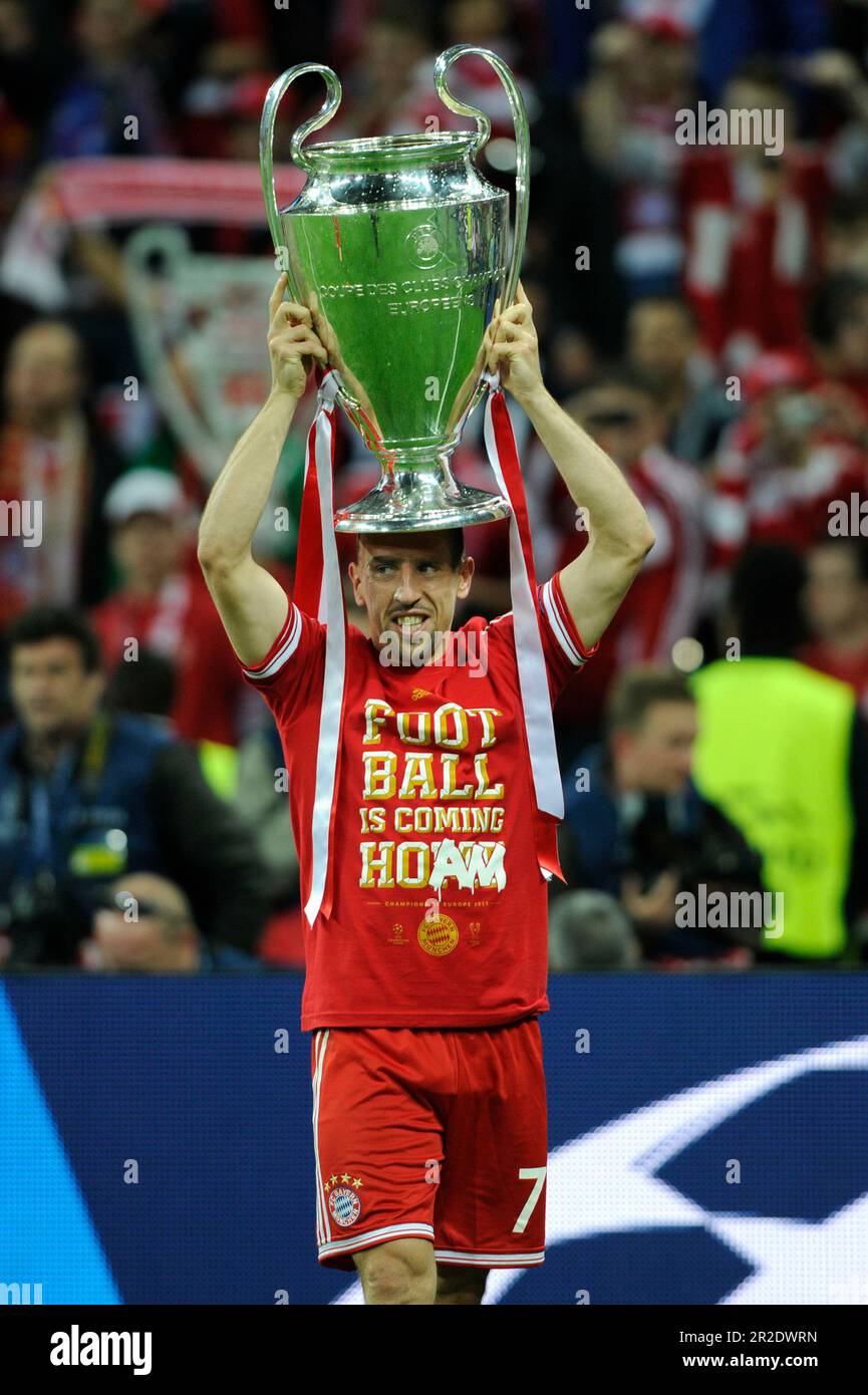 ARCHIVE PHOTO: 10 years ago, on May 25, 2013, FC Bayern Munich won the ...