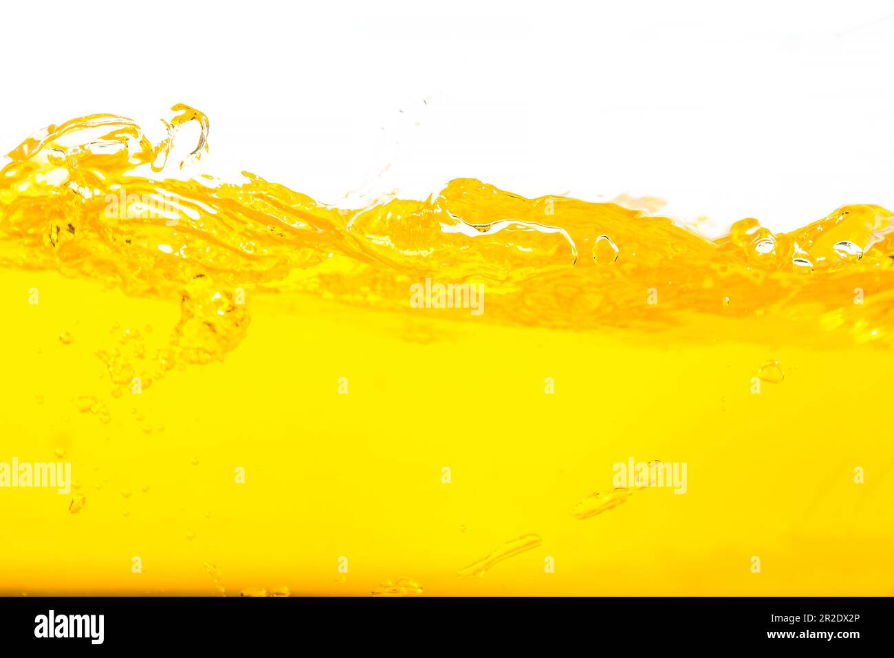 Orange water splash , Orange Water Surface Splash and bubbles on white ...
