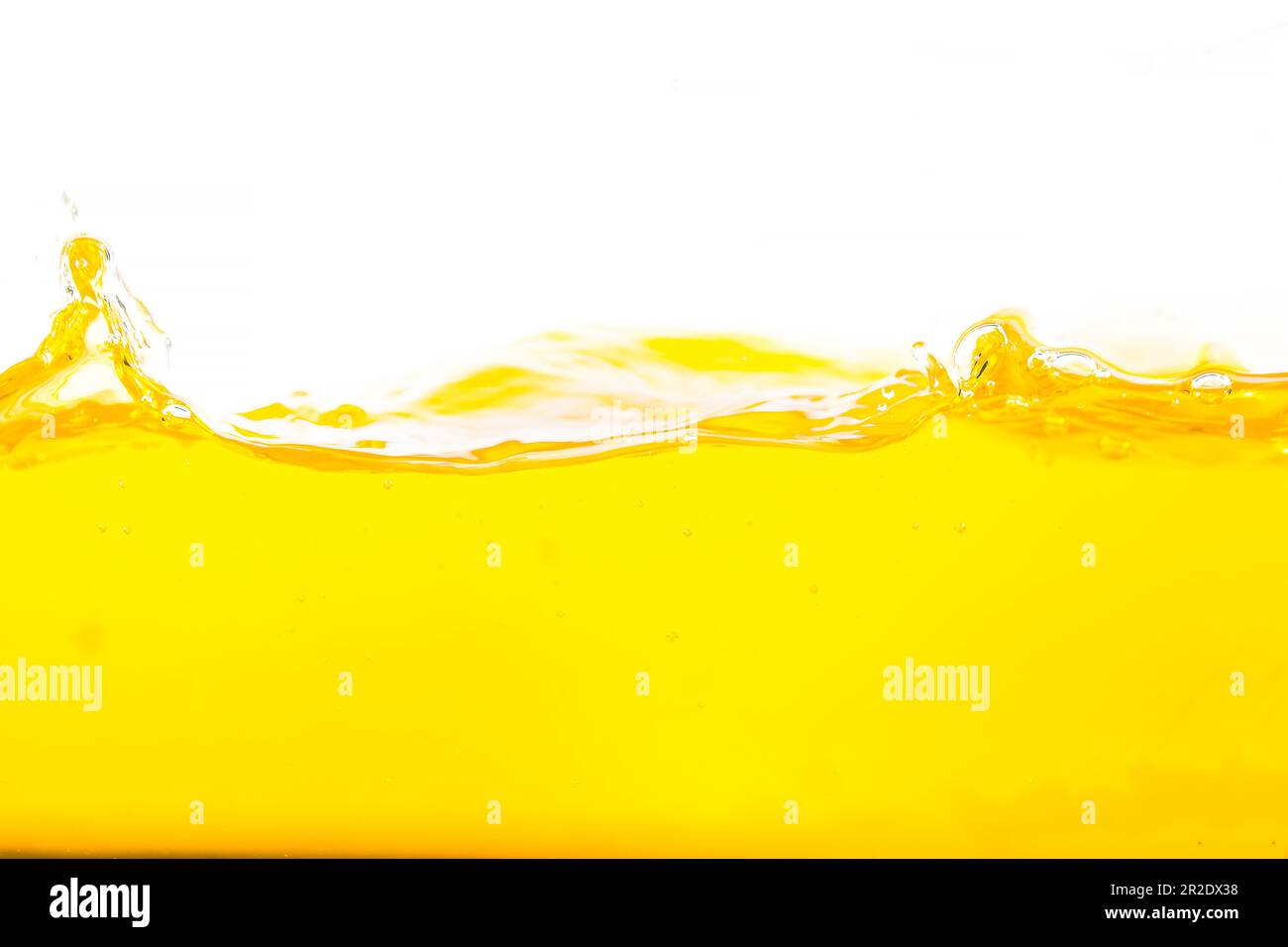 Orange water splash , Orange Water Surface Splash and bubbles on white ...