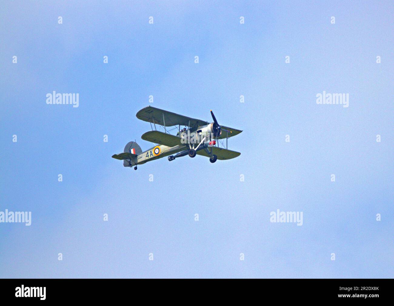 Fairey Swordfish Torpedo Bomber in flight Stock Photo - Alamy