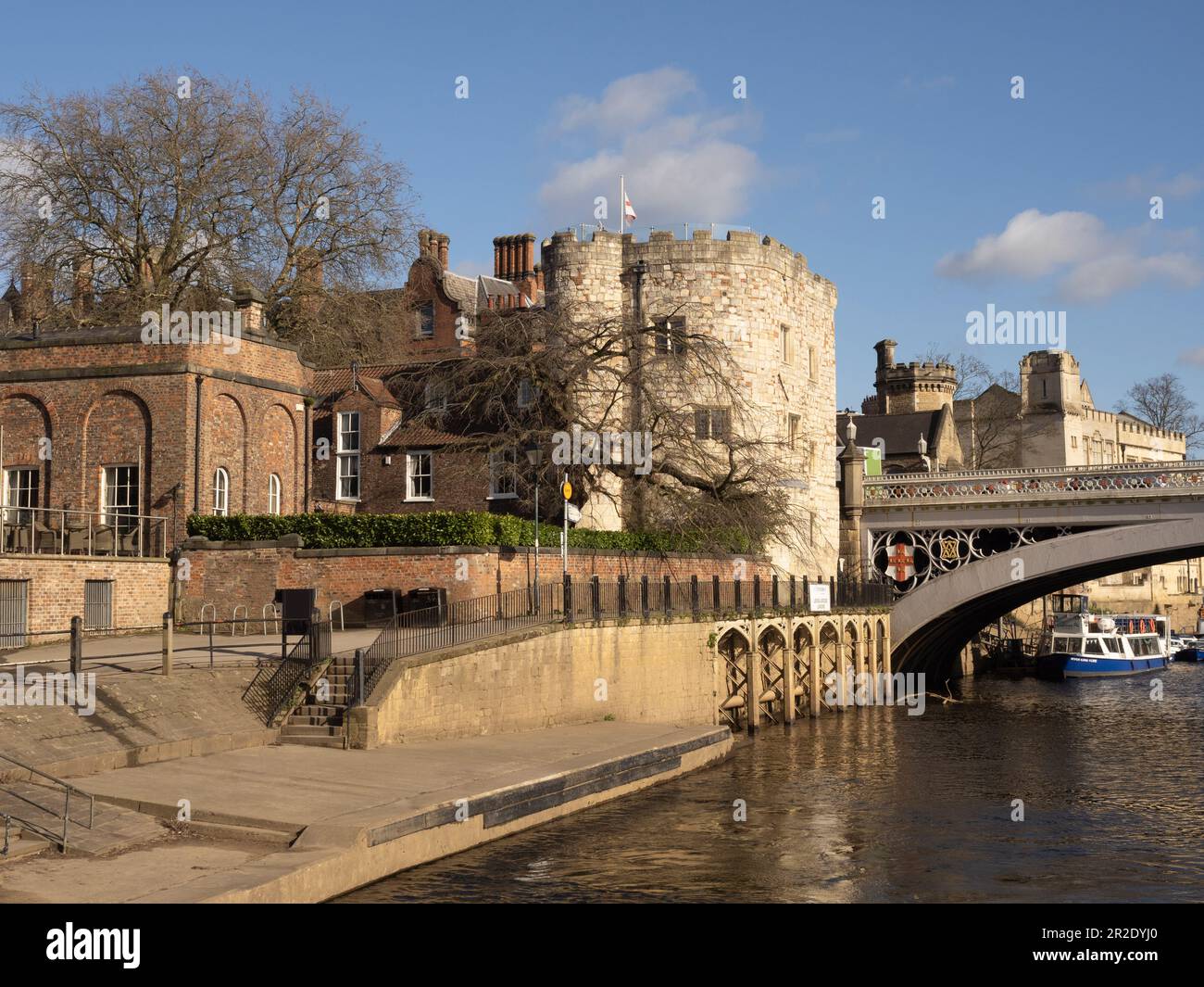Lendal Tower seen from the river Ouse in York. UK Stock Photo - Alamy