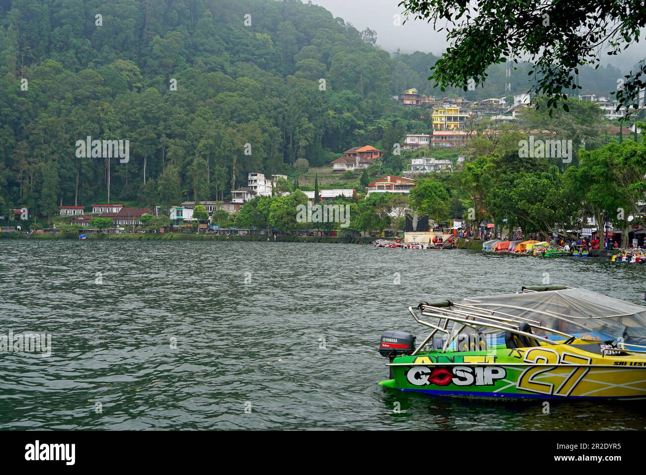 Telaga Sarangan Lake, Sarangan, Magetan, East Java, Indonesia Stock ...