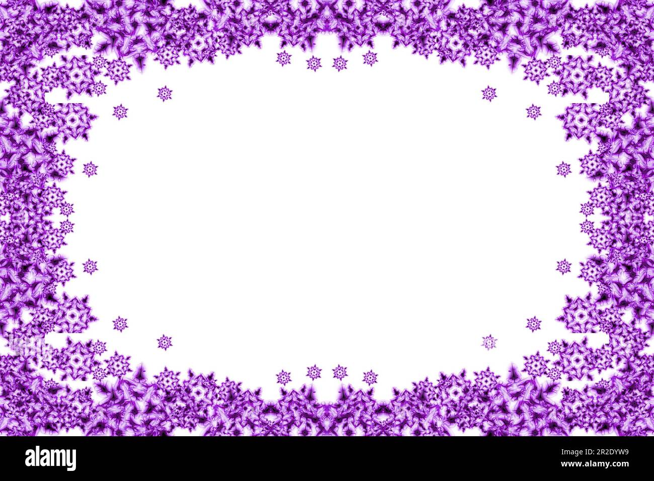 snow flakes background with the violet color Stock Photo - Alamy