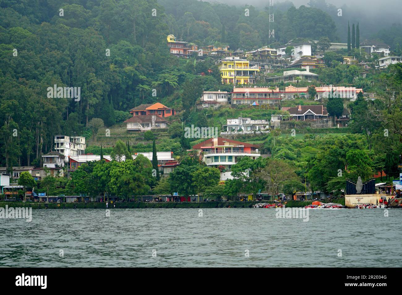 Telaga Sarangan Lake, Sarangan, Magetan, East Java, Indonesia Stock ...