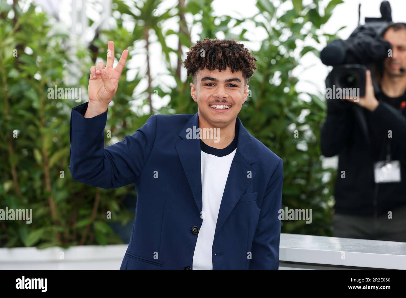Cannes, France. 19th May, 2023. CANNES - MAY 19: Ethann Isidore on the ...