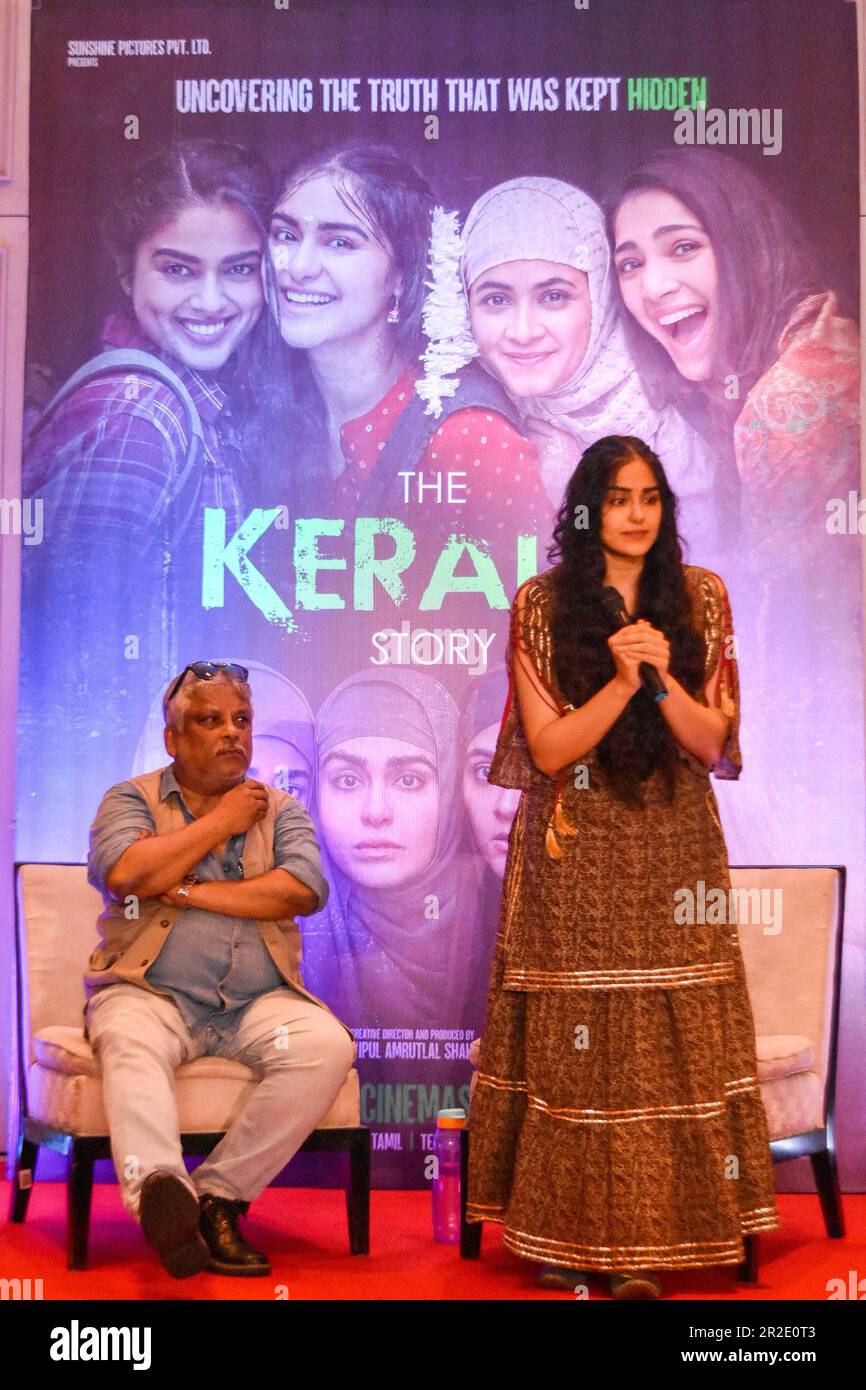 Kolkata, India. 19th May, 2023. Director Sudipta Sen and actress Adah ...