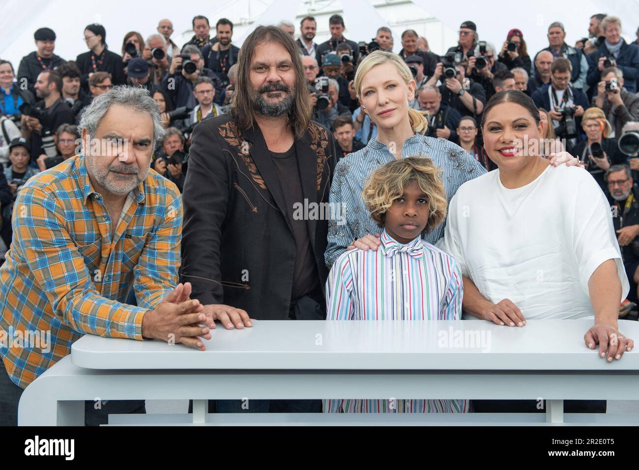 Cannes, France. 19th May, 2023. Wayne Blair, Warwick Thornton, Cate ...