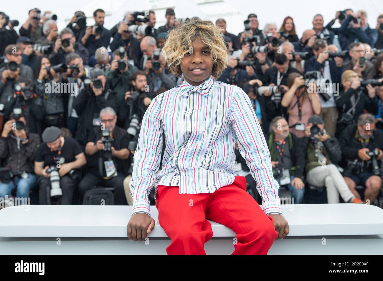 Cannes, France. 19th May, 2023. Aswan Reid attending The New Boy ...