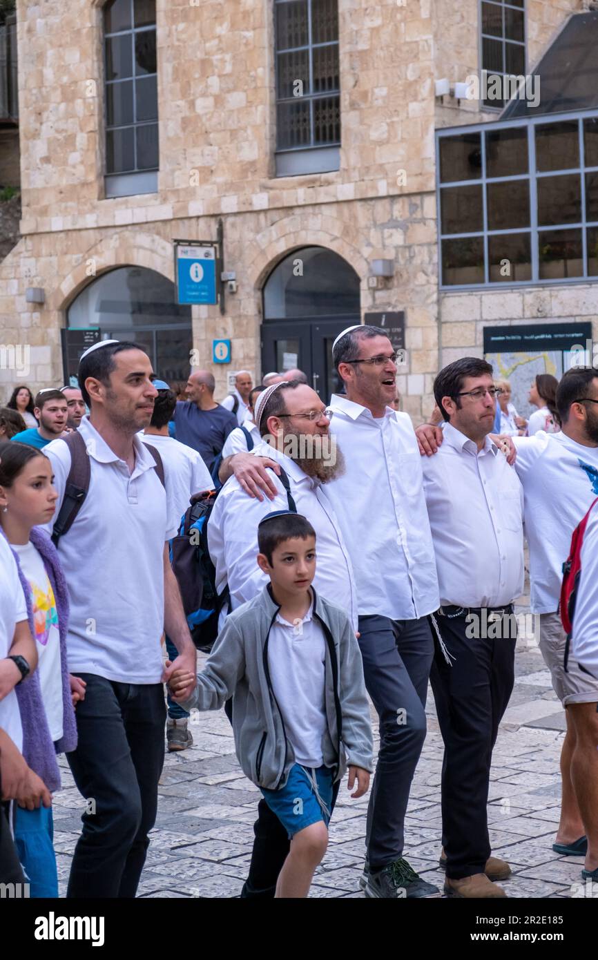 Jerusalem, Israel - 10 April, 2023. Bar Mitzvah, Jewish coming of age ...