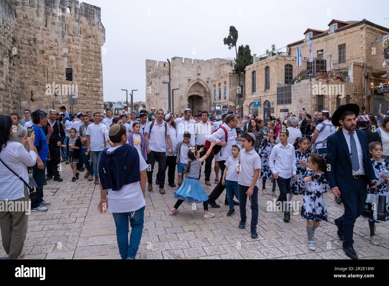 Jerusalem, Israel - 10 April, 2023. Bar Mitzvah, Jewish coming of age ...