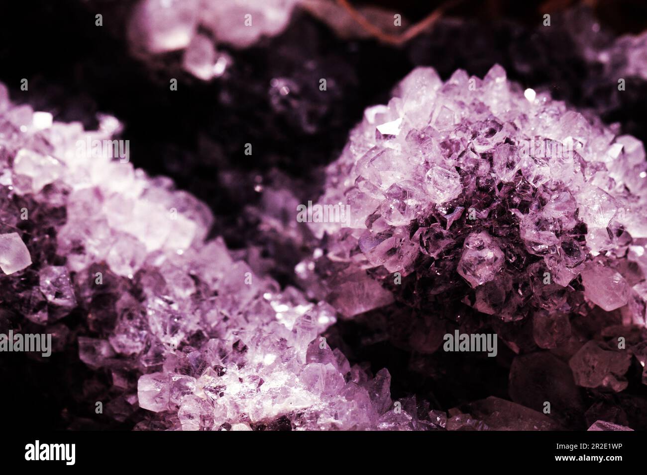 amethyst gem texture as nice natural mineral background Stock Photo - Alamy