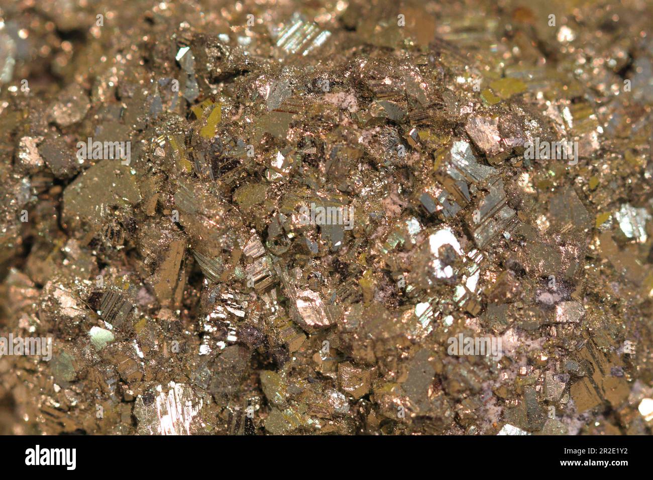 pyrite mineral background as very nice golden texture Stock Photo - Alamy